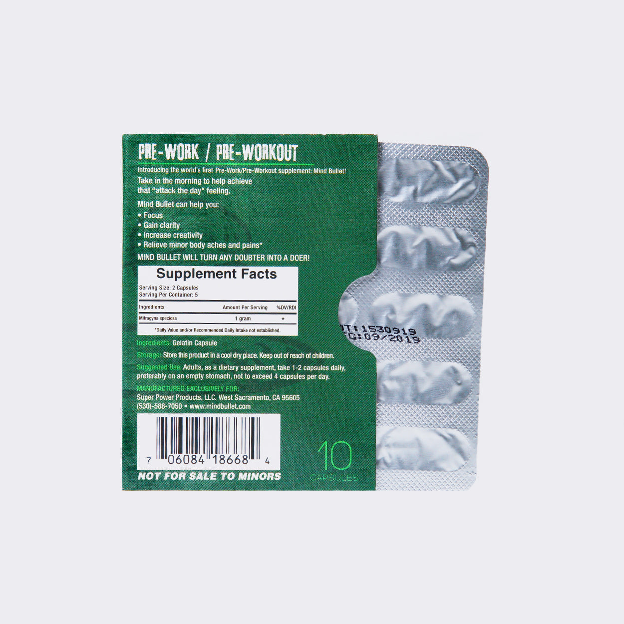 Mind Bullet®: Travel Pack